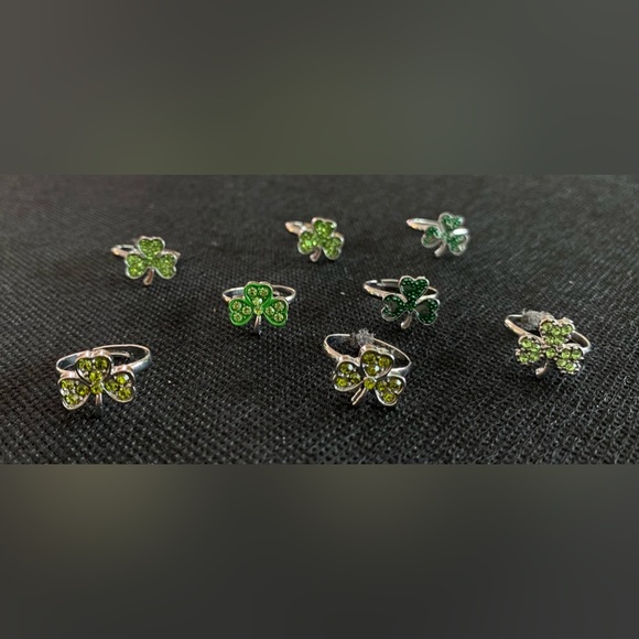 paparazzi | Accessories | Starlet Shimmer Multicolor Green Shamrock ...